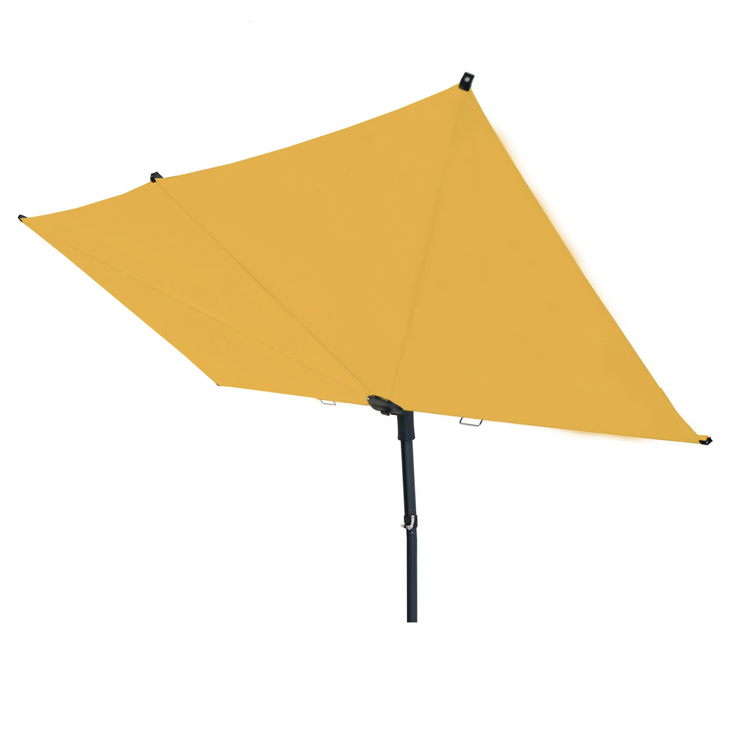 Vrijhangende zweefparasol Sun Square 250x125 (Yellow) - Parasol-shop.nl