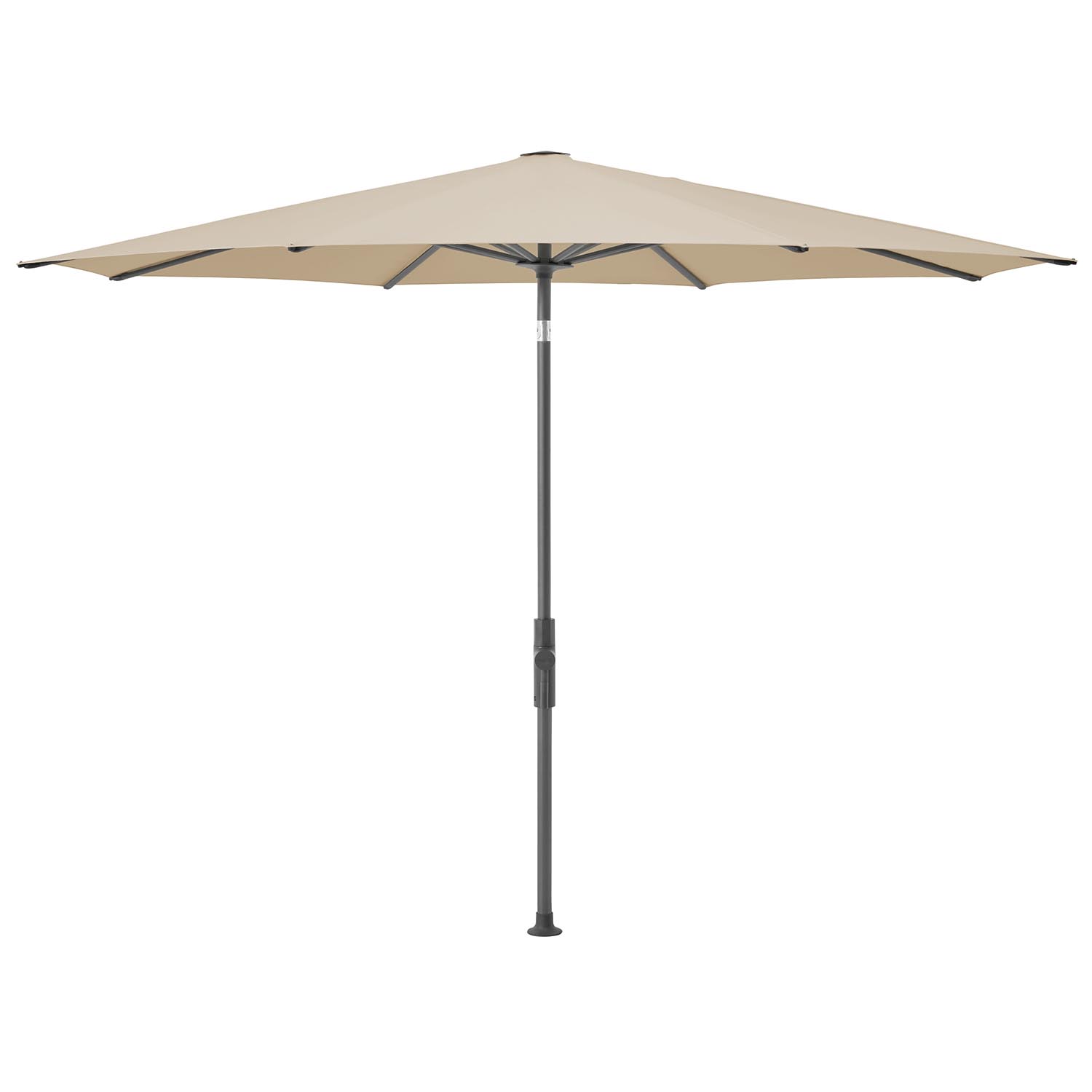 Parasol Twist 330cm Stofklasse 4 (antraciet frame) - Parasol-shop.nl